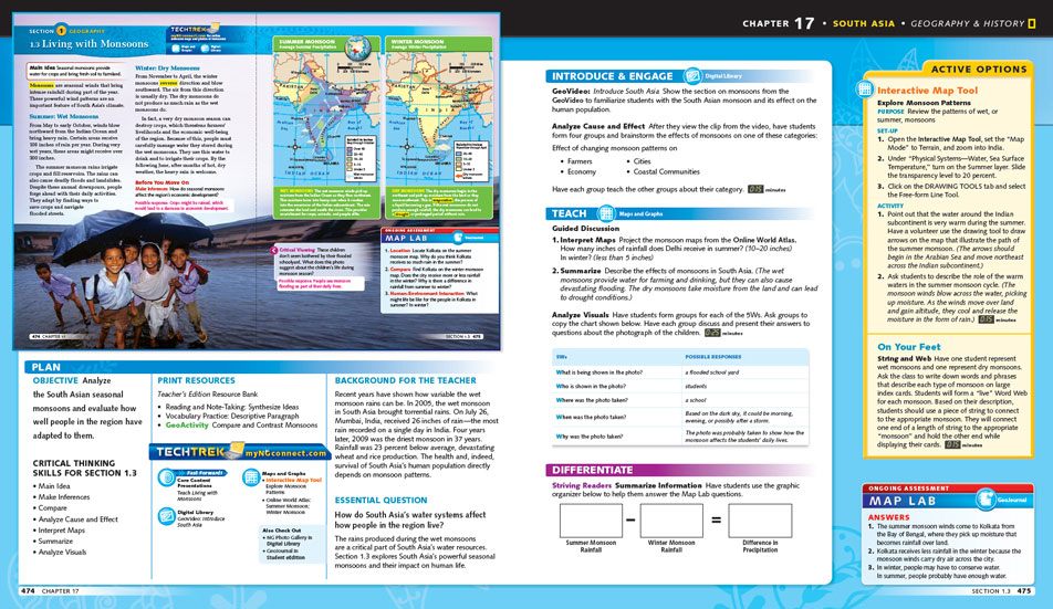 World Cultures & Geography | Teacher Site | Teacher eEdition