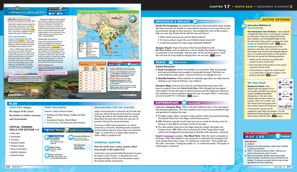 World Cultures & Geography | Teacher Site | Teacher eEdition