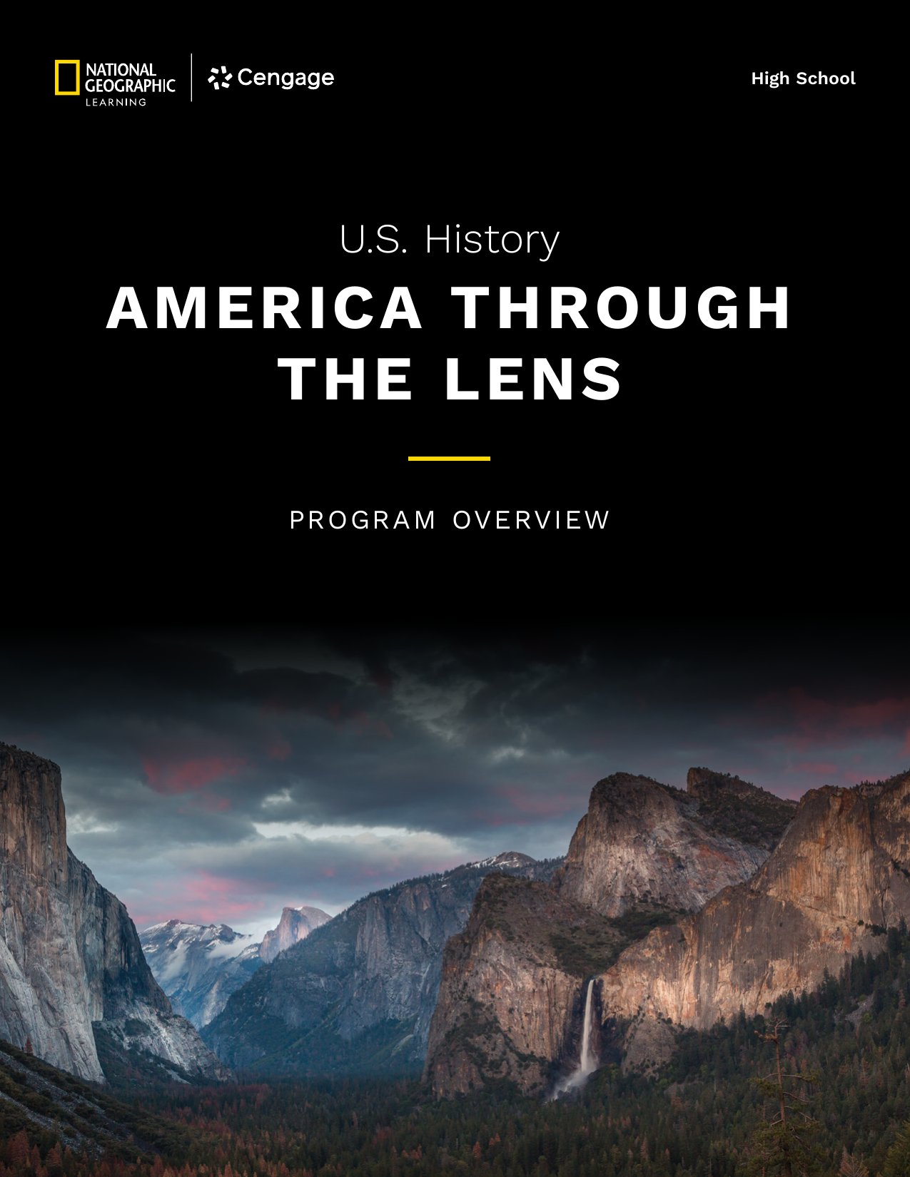 National Geographic US History American Through the Lens Program Overview