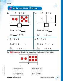 Big Ideas Math: Modeling Real Life, Grade 1