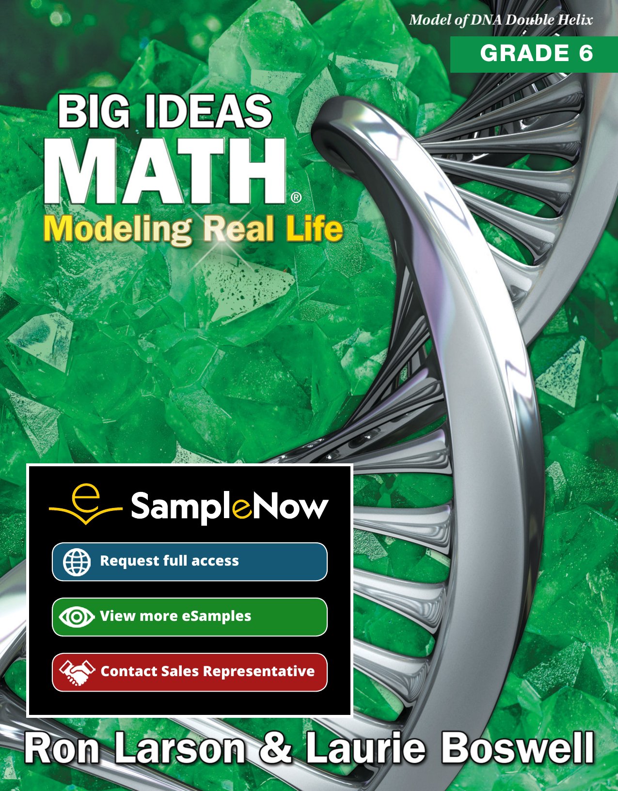 Big Ideas Math: Modeling Real Life, Grade 6